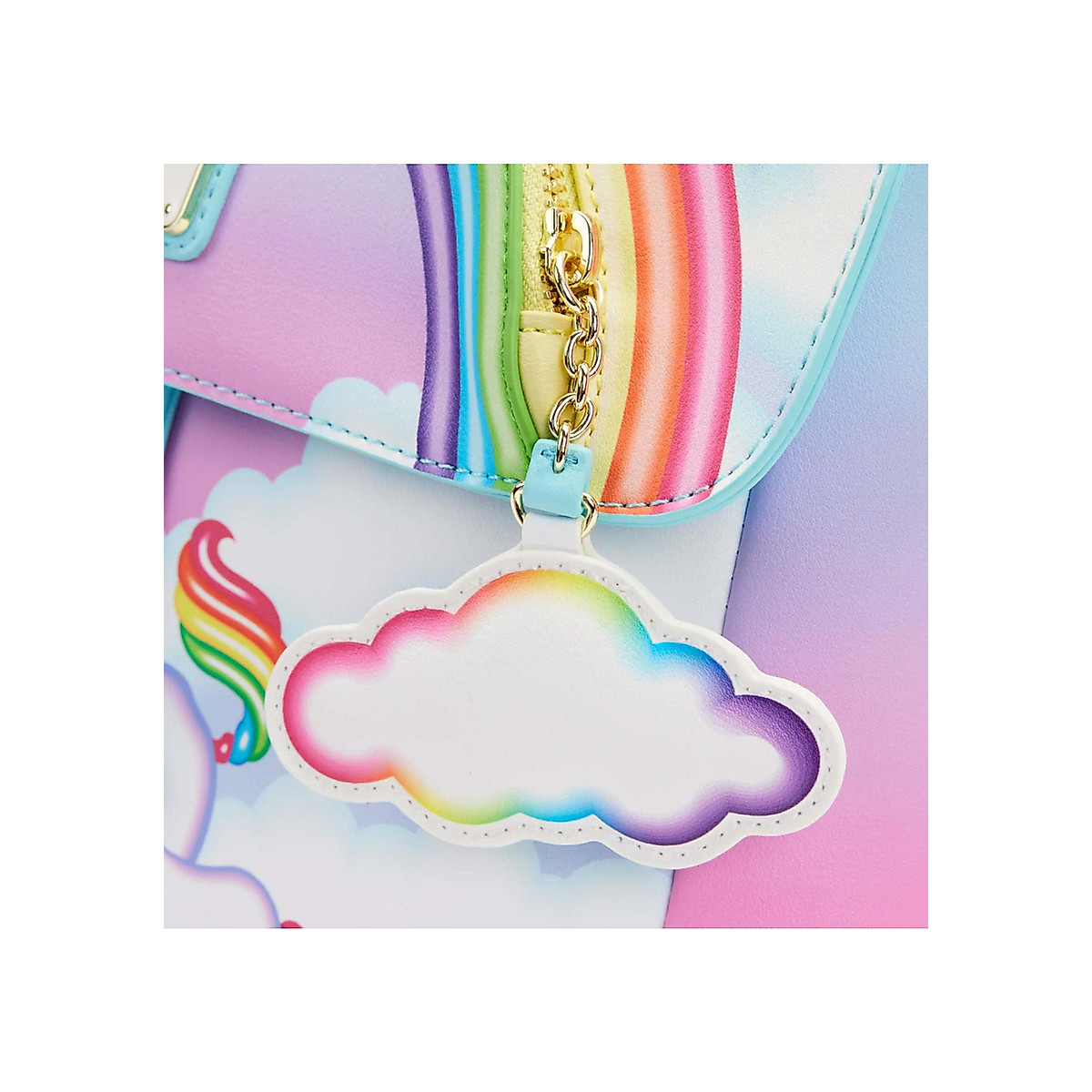 Loungefly Lisa Frank Unicorn Reflection Mini Backpack