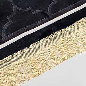 Muslim Prayer Rug Prayer Mat Islamic Turkish Praying Rug Carpet Thick Soft Flannel Janamaz Sajadah Ramadan or Eid Gifts