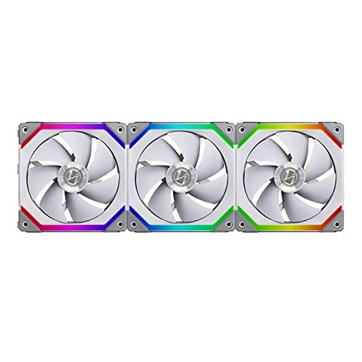 Lian Li UNI FAN SL120 3 Pack White - with Controller (ARGB 120mm LED PWM Daisy-Chain)