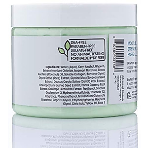 Advanced Clinicals Collagen Hair Mask Treatment Deep Protein Conditioner To Strengthen Color-Treated Hair, Fortifying Hair Repair Mask W/Quinoa & Coconut Oil Restores Weak Hair, Large 12 Fl Oz