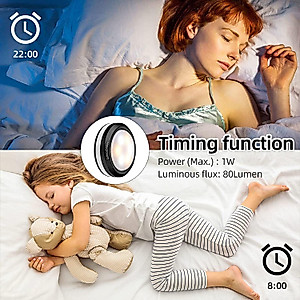 HOLKPOILOT Battery-Operated Night Lights Puck Lights with Control,Under Cabinet Lighting,Under Counter Light Battery Operated, Closet Light, Battery Led Lights(6Pack with 18Batteries)