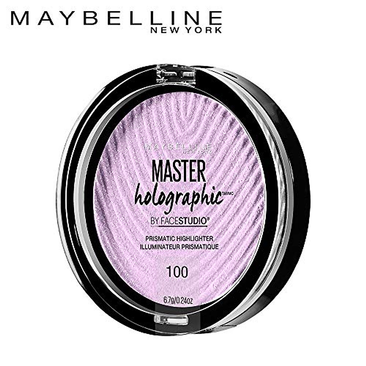 Maybelline New York Facestudio Master Holographic Prismatic Highlighter Makeup, Purple, 0.24 oz.