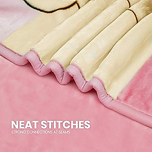 Hearth & Harbor Toddler Blanket Silky Soft Minky Children Bed Blanket - Ultra Plush, Thick & Warm - 39x51 inches Bear Prints,