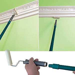 Magimate Small Paint Roller Set with Short Nap Roller Covers, 2 inch Paint Brush and Mini Paint Tray for Household Painting Touch-ups, Cabinet and Craft – 4 inch Paint Roller Kit (7-PK)