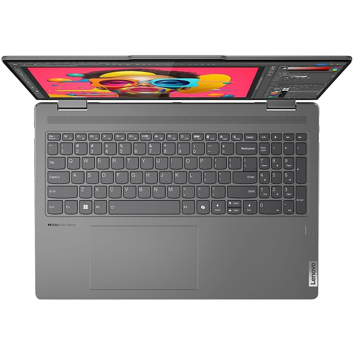 Lenovo 2024 Yoga 7 2-in-1 16” WUXGA IPS Touch Laptop 12-Core Intel Core Ultra 7 155U 16GB LPDDR5 512GB SSD Thunderbolt 4 USB-C w/DP WiFi AX BT Webcam HDMI2.1 Backlit KB Fingerprint Windows 11 Pro