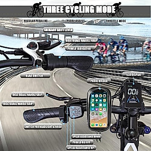 ikidsislands 2000W Electric Bike for Adults, Fat Tire Mountain Ebike, 35 MPH 48V 22.4AH AWD Ebikes, Dual Motor E Bikes for Men & Women (Black/Black)