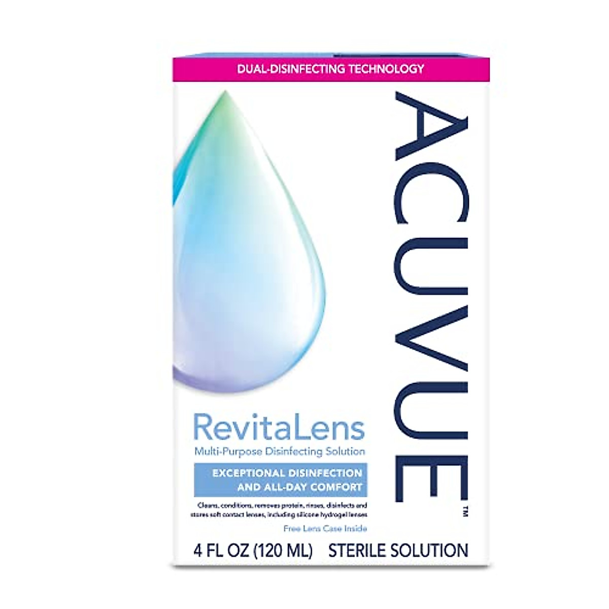 ACUVUE® RevitaLens Multi-Purpose Disinfecting Solution, 4 oz. (Pack of 2)