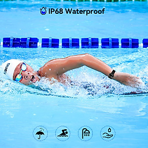 Smart Watch, Fitness Watch with Heart Rate, Blood Pressure, Sleep Monitor, Pedometer, Fitness Tracker Suitable for Android Phones and iOS iPhone, Waterproof Smart Watches for Women Men Teenager Elder