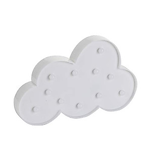 RECUTMS LED Light Night Lights Battery Operated Decorative Signs Cloud LED Lamp Wall Decoration for Living Room,Bedroom,Home,Party,Christmas Kids Toys(Cloud)