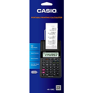 Casio HR-10RC Printing Calculator 1.7" x 4" x 8.2"