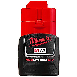 Milwaukee (2-Pack) 48-11-2420 M12 REDLITHIUM 2.0 Compact Battery Packs
