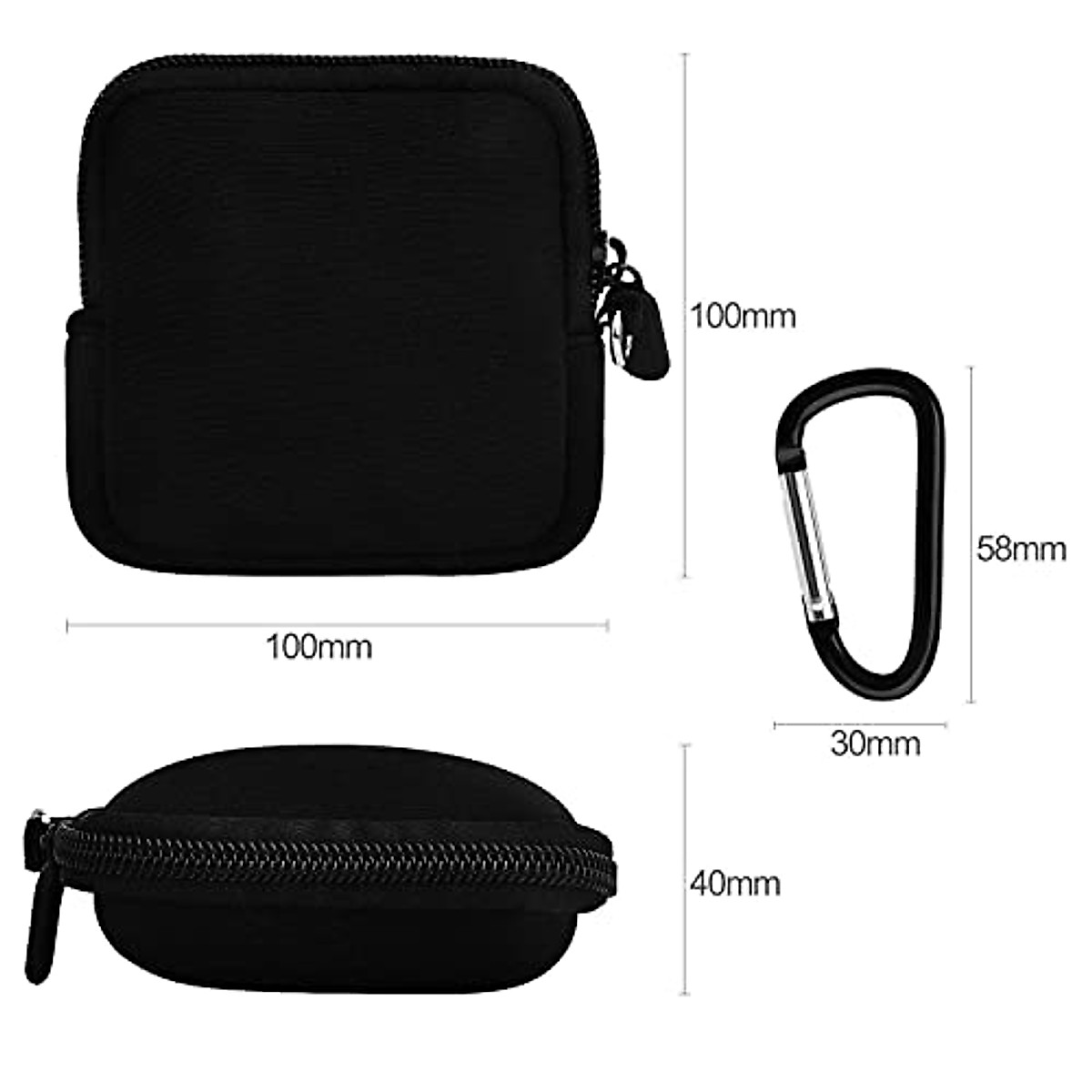 TOROTOP Silicone Case Compatible for Powerbeats Pro,Anti-Lost & Shockproof Easy Carrying Silicone Case Cover Accessories with Keychain and Lightweight Storage Carying Case Bag (Grayish Blue)