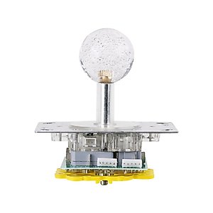 LED Arcade Illuminated Joystick,LED Colorful Illuminated Joystick Switchable from 4 to 8 Way Operation for Arcade Game For Arcade game for Video Game Arcad
