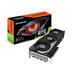 Gigabyte GeForce RTX 3060 Ti Gaming OC PRO 8G Graphics Card, 3X WINDFORCE Fans, 8GB 256-Bit GDDR6, GV-N306TGAMINGOC PRO-8GD Video Card