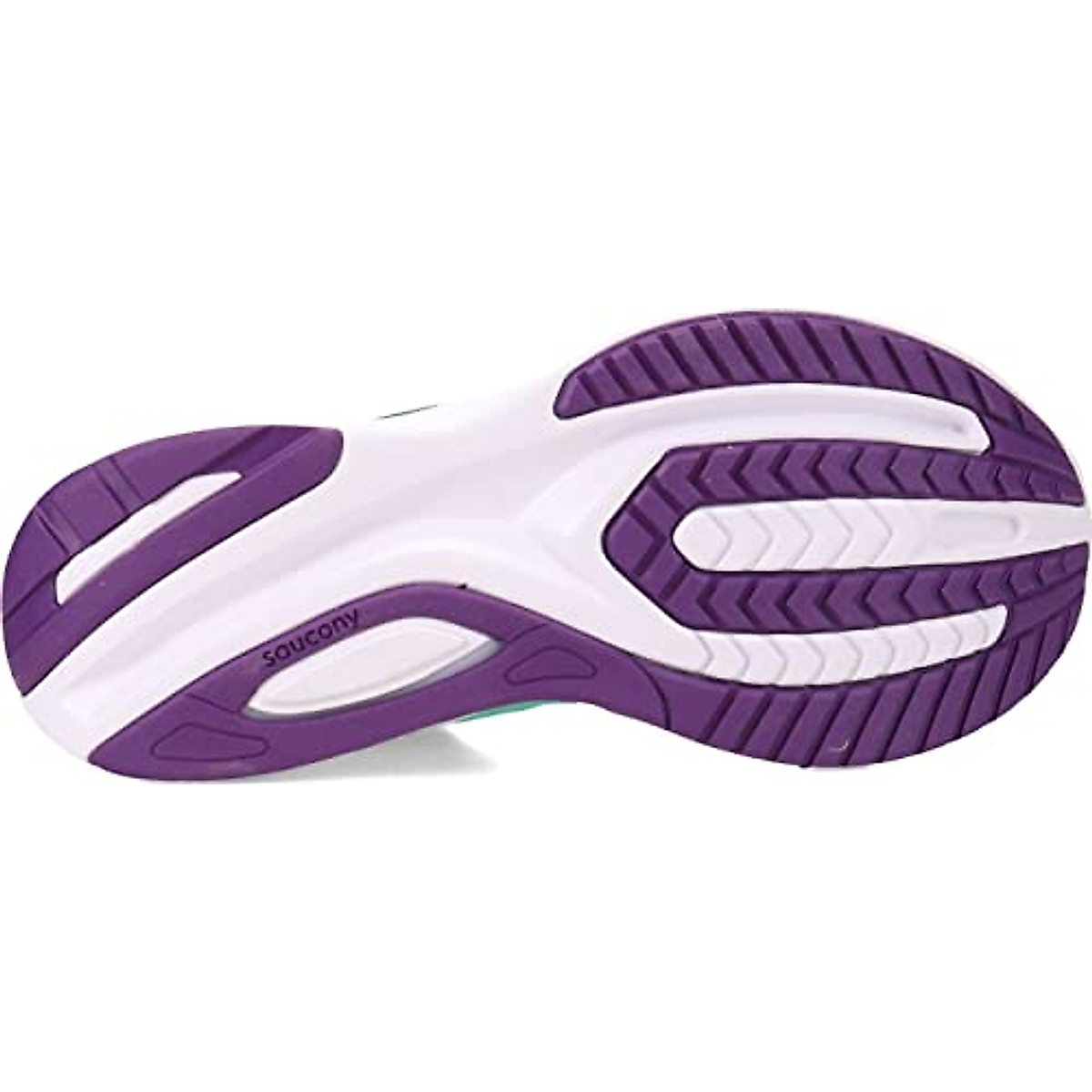 Saucony Women's Guide 15 Running Shoe, Cool Mint/Acid, 9