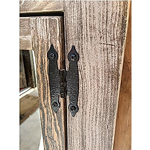 Solid Wood Whitewash Rustic Medicine Cabinet/Surface Mount/Handmade