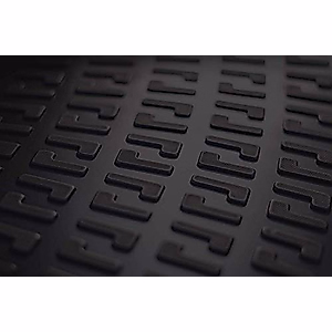 Croc Liner Floor Mats Front and Rear All Weather Custom Fit Floor Liner Compatible with Volvo S60 (2019-2023) (Non-Hybrid)