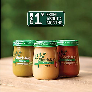 Beech-Nut Baby Food Jars, Veggie Variety Pack, 4oz, 12ct