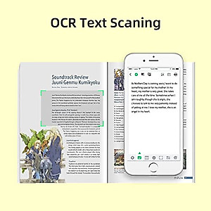 HXBER Mini Photo Printer, Mini Pocket Photo Printer Portable Thermal Printing Machine 203DPI Wireless BT Connection for Picture Lable DIY Handcraft List Meno Notes Journal Receipt Paper Instant