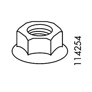 Spare Hardware Parts MALM Bed Frame Crescent Nut and Small Nut Pack (Replacement for IKEA Part #122998 + 114254) (Pack of 4)