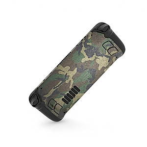 PlayVital Full Set Protective Skin Decal for Steam Deck LCD, Custom Stickers Vinyl Cover for Steam Deck OLED - Army Green Camouflage