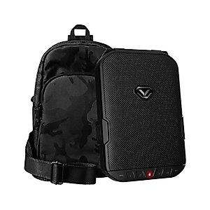 VAULTEK LifePod + SlingBag Bundle Secure Waterproof Travel Case Rugged Electronic Lock Box Travel Organizer Portable Handgun Case with Backlit Keypad