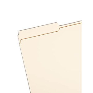 Smead File Folders, Reinforced 1/3-Cut Tab, 1-1/2" Expansion, Legal Size, Manila, 50 Per Box (15405)