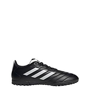 adidas Unisex Goletto Turf Soccer Shoe, Core Black/White/Red, 7.5 US Men