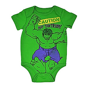 Marvel Avengers Newborn Baby Boys 5 Pack Short Sleeve Bodysuits Classic 0-3 Months