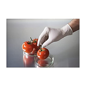 Shamrock 10112-Medium-100 count, Latex Examination Glove, No Powder, Fully Textured, Medical Grade, Safe for Food, Strong Latex Gloves