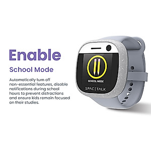 SPACETALK Adventurer 4G Kids Smart Watch with Phone and GPS Tracker - US ONLY - Ages 4-12, SIM Included, Texting, SOS Button, Camera, School Mode - Sky Blue