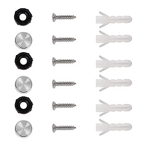 Dianoo 30.5cm Black Wine Glass Rack, Wine Glass Holder Under Shelf, Stemware Rack Under Cabinet, 3 Rows