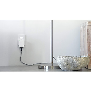 Insteon Smart Lamp Dimmer Plug-in Module, 2-Pin, 2457D2 Hub Required for Voice Control with Alexa & Google Assistant