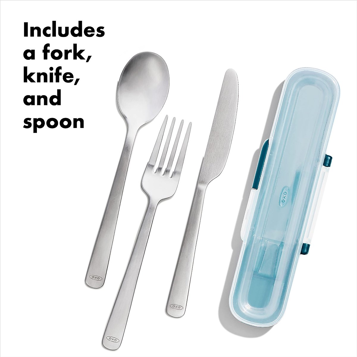 OXO Good Grips Prep and Go Utensils with Case Good Grips Prep & Go 6.3 Cups Salad Container