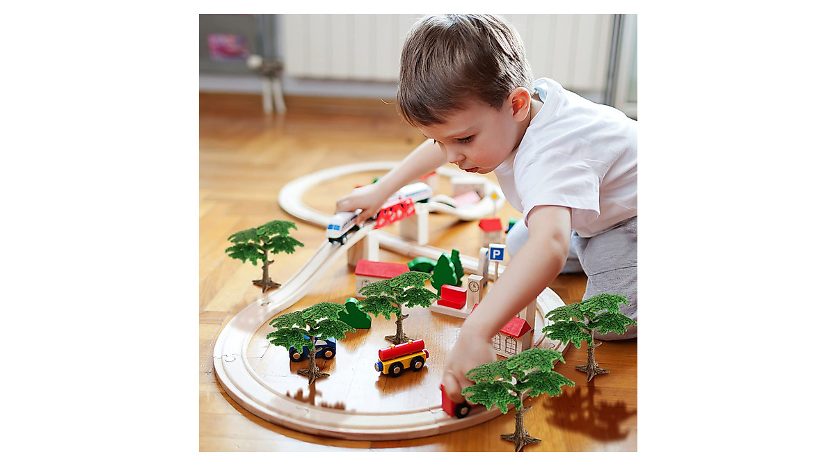Toddmomy Mini Pine Trees for Scenic Crafts & Models