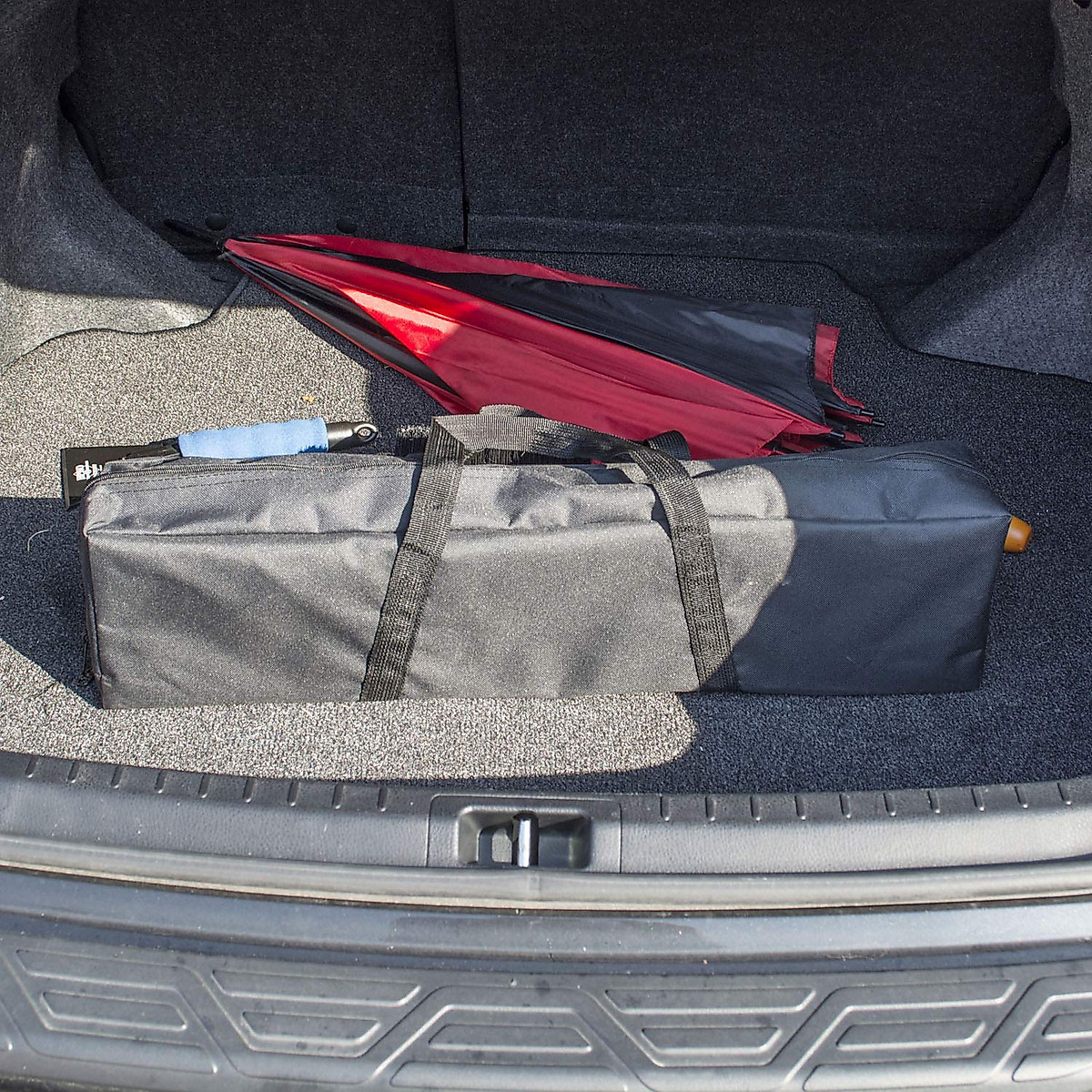 Buffalo Tools FFBAT25 Folding Bamboo Adj Table 25In, Brown