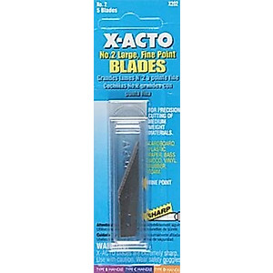 X-ACTO #2 Blade, Large, Fine Point Blade (X202)