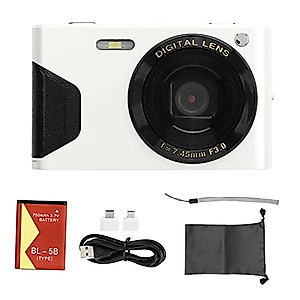 Digital Camera, 1080P 30MP 8X Zoom Photography Digital Camera Built in Fill Light, 2.7 in LCD Screen, Easy to Use Pocket Camera for Recording The Good Moments of Life