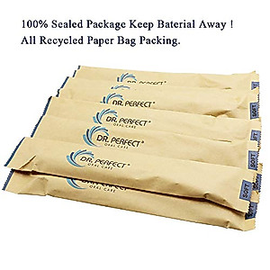 DR PERFECT Bamboo Toothbrush Soft Natural Bristles (12)