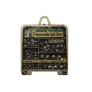 Water Gremlin Company Removable Split Shot Pro Pack, 48ea/BB, 36ea/3/0, 16ea/7, 12ea/5, 12ea/4, Multi
