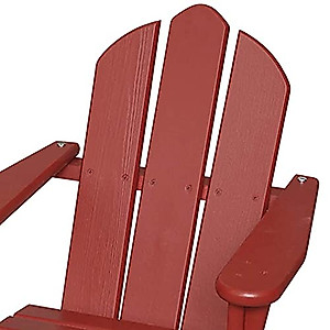 Little Colorado Classic Toddler Adirondack Chair (Red Finish, Pine Wood)