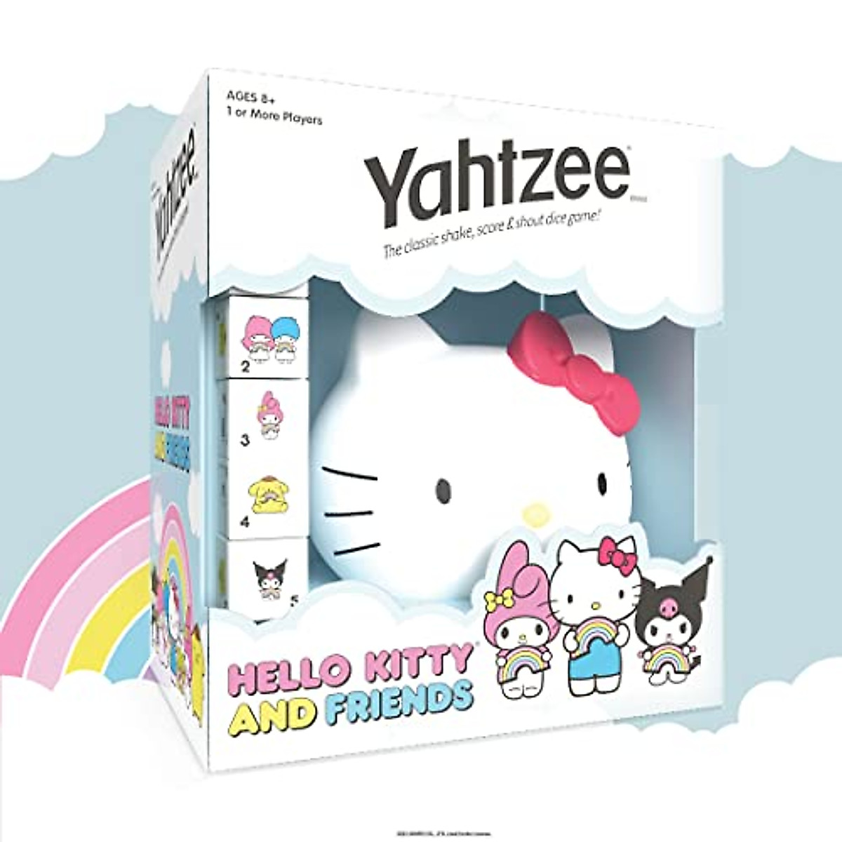 USAOPOLY YAHTZEE: Hello Kitty and Friends | Classic Family Dice Game