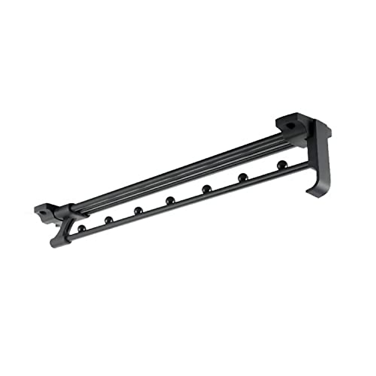 BGTLGIO Heavy Duty Extendable Pull Out Closet Rod，Sliding Wardrobe Closet valet Rod，Adjustable Clothing Organizer Holder Extendable Wardrobe Rail Tube Rod (15.75")