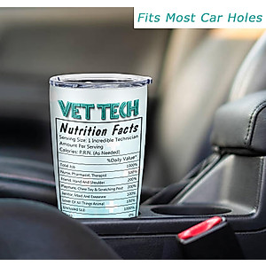 Mebupol Vet Tech Gifts Tumbler 20OZ 1PC, Veterinarian Gifts, Veterinary Gifts, Gifts for Veterinarians, Future Veterinarian Gifts for Women Men, Best Veterinarian Gifts, Vet Tech Gifts for Women Cup