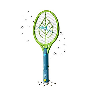 SWAT IT! Bug Zapper Rechargeable Bug Zapper Racket, 4000 Volt, USB Charging Cable, 2 Pack (Large)