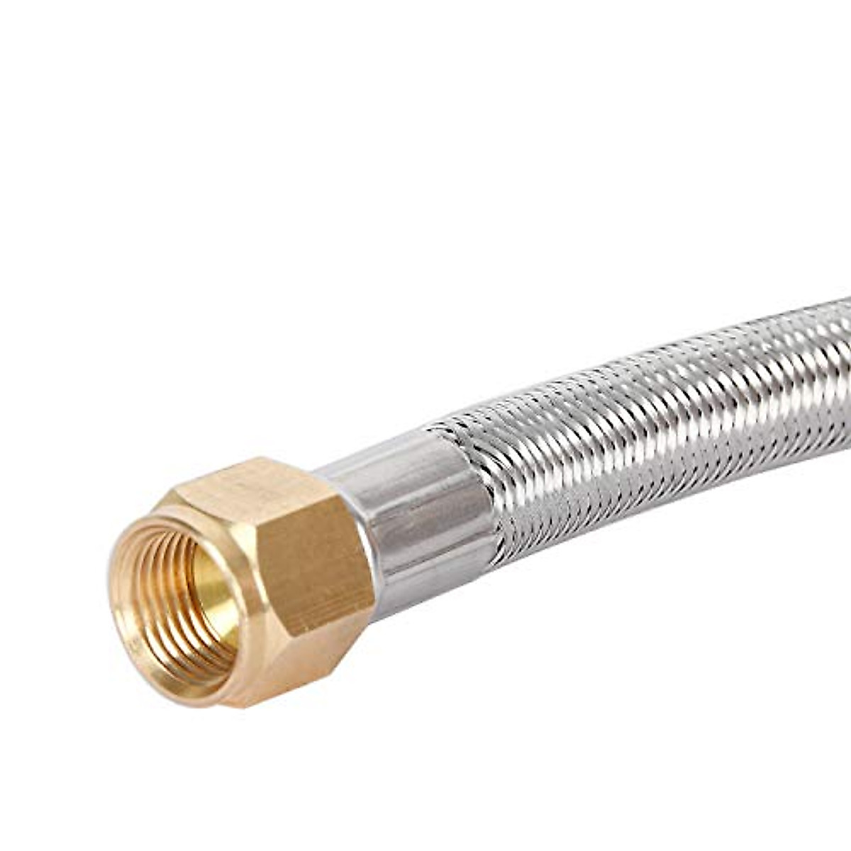 GasSaf 6FT Propane Hose Regulator with Gauge,QCC1 Connection for Most LP Gas Grill, Heater and Fire Pit Table,3/8" Female Flare Nut