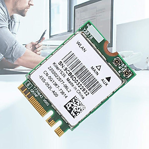 5G 867Mbps Bluetooth 4.1 Network Card, Game M.2 NGFF Adapter,for Killer -AC 1535 Band (2.4 GHz 5 GHz) 802.11ac NGFF M.2,for Notebook, Plug and Play