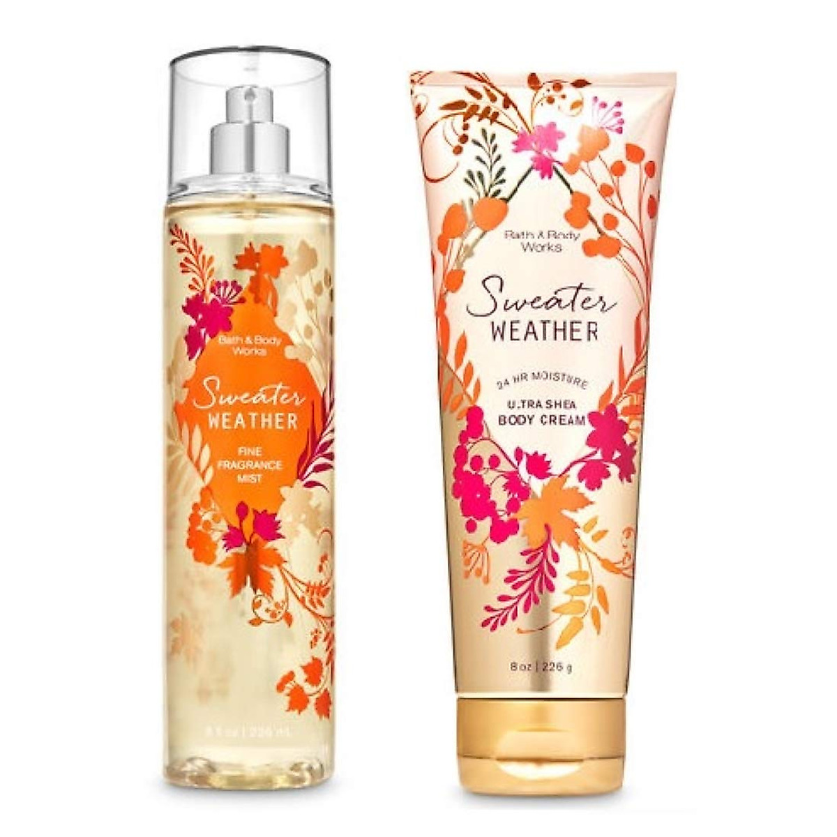 Sweater Weather - Ultra Shea Body Cream and Fine Fragrance Mist - Fall 2020 - Bath and Body Works