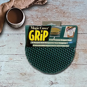 Generic Round Multi-Purpose Jar Gripper Pad Bottle Lid Opener, 4 Piece Set, gripper pads, Green