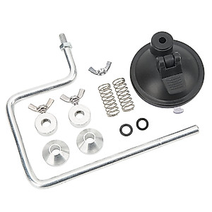 Fish Line Spooler, Fishing Wire Winder System Aluminium Alloy Vacuum Sucking Cup Type Handle Fish Line Winding Tool